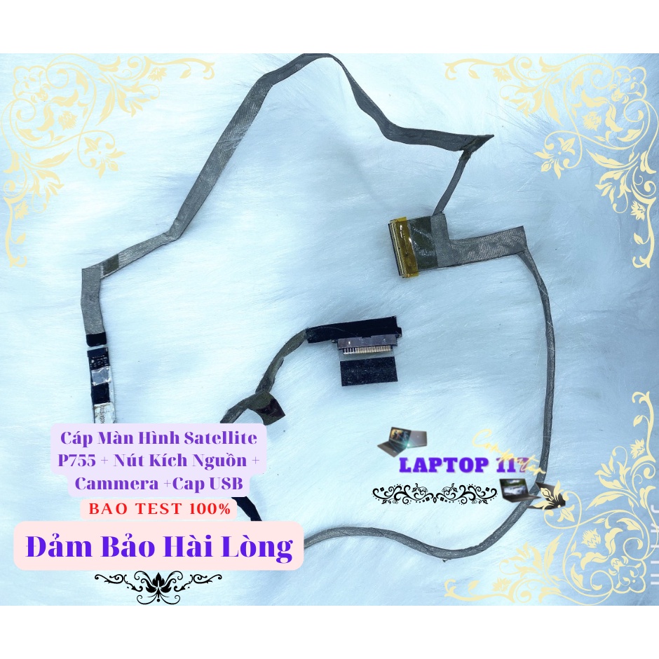 Linh Kiện Laptop Toshiba Satellite L755 - Cáp Màn Hình + Camera + Nút ...