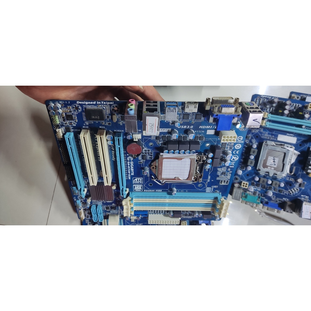 [KHÔNG FE CHẶN] b75m d3h b75 m gigabyte socket 1155 củ đã qua sử dụng ...