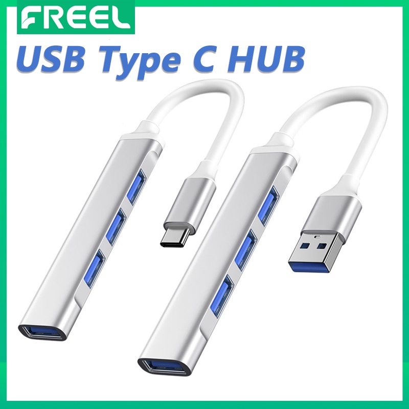Bộ Chia USB Type C 4 Trong 1 Siêu Mỏng Siêu Nhẹ 3.0 / USB 2.0 Cho Tất ...