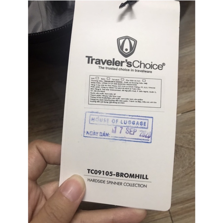 Vali Traveler's Choice Bromhill 22 Cabin Size - Quà tặng của Citibank ...