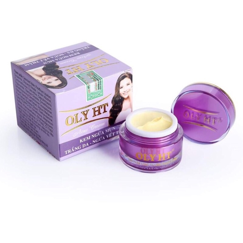 Kem OLy HT Ngừa Mụn Trắng Da Mờ Thâm 12g | Shopee Việt Nam