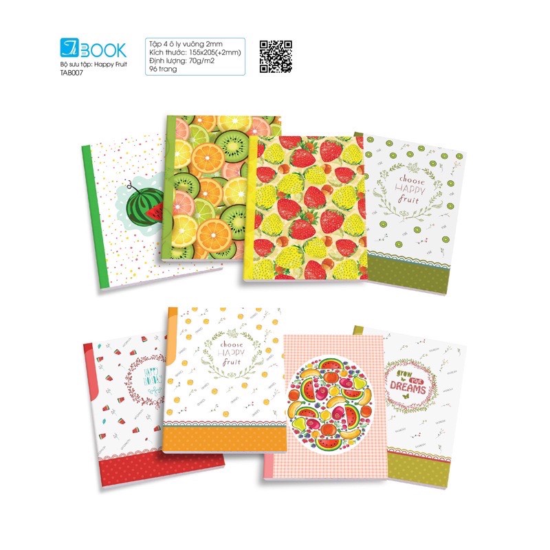 Tập học sinh 4 ô ly loại dày trắng đẹp TaBook ( mẫu ngẫu nhiên ...