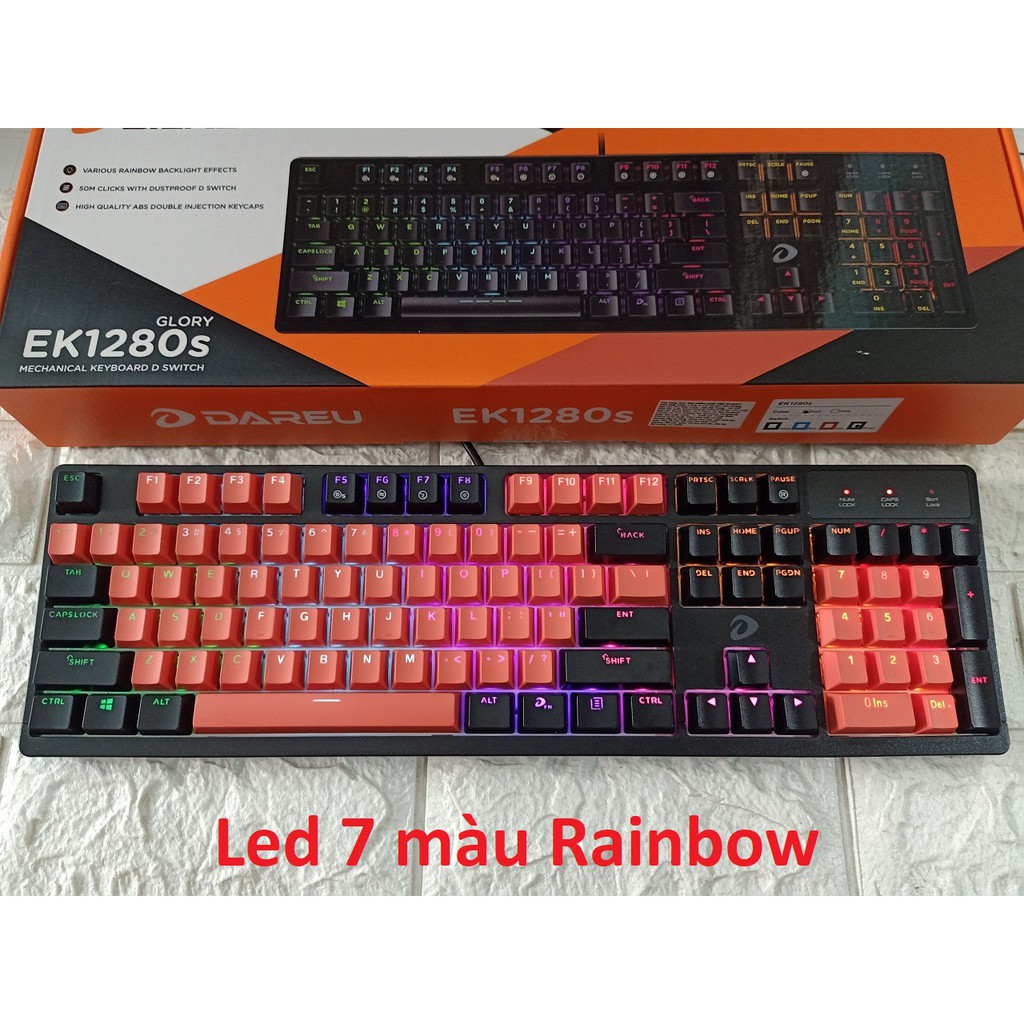 Phím cơ Dareu EK1280s led 7 màu, Dareu EK1280s V2 led 7 màu - Phím cơ 1 ...