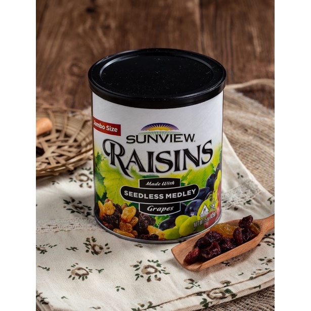 Nho khô Sunview Raisins 3 màu không hạt 425g | Shopee Việt Nam