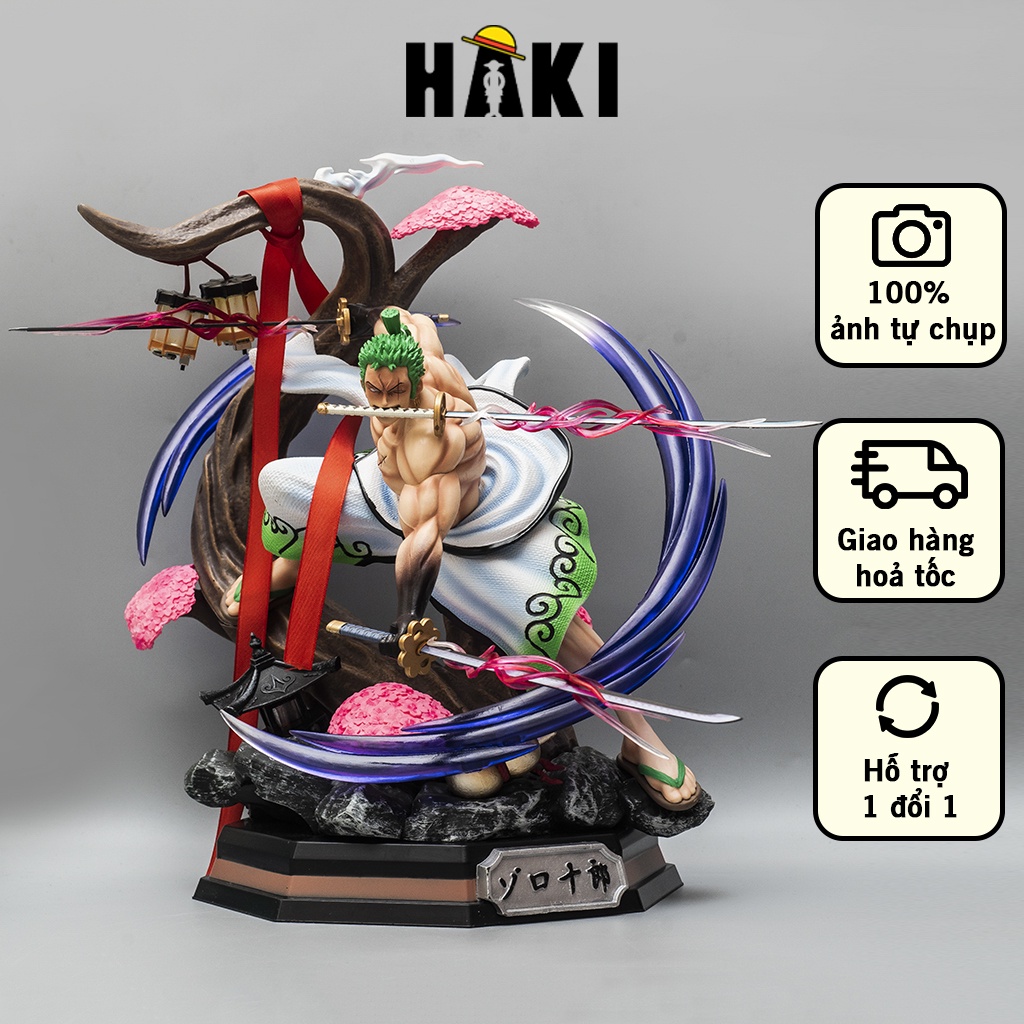 Mô hình One Piece Zoro Wano cao 36cm nặng 3,6kg mô hình One Piece Figure Zoro băng Mũ Rơm Haki ...