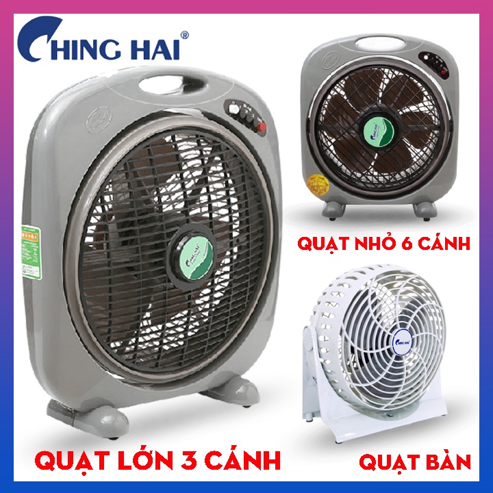 Quạt hộp Chinghai BF168 / BF1688 lồng tản gió đều siêu mát, chế độ tự ngắt khi đổ - Hàng chính ...