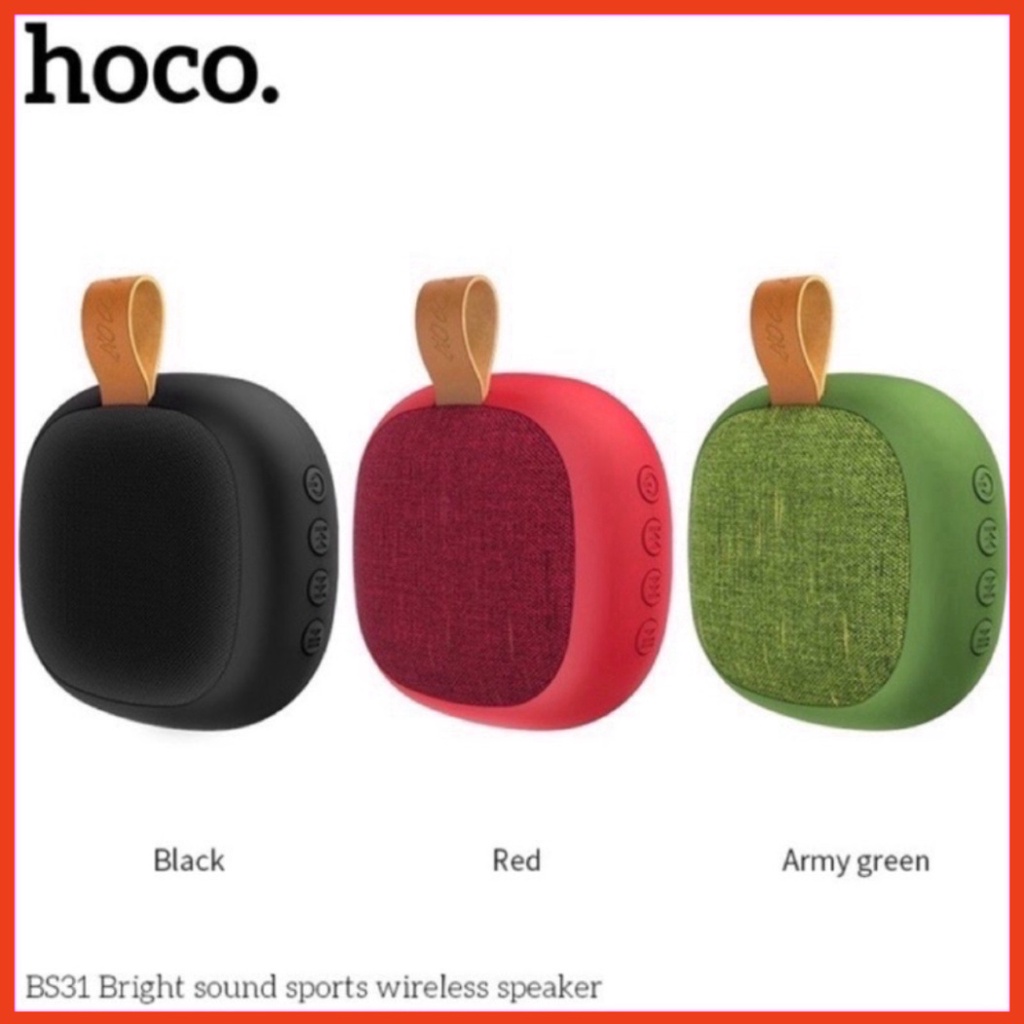 Loa bluetooth Nhỏ Gọn, Chống Nước Chính Hãng Hoco BS31. Pass Ấm, Pin ...