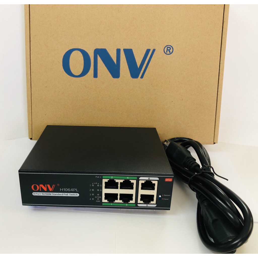Switch POE ONV Chính Hãng 5p/8p/ 4+2/8+2 Cổng POE + 2 Cổng Uplink ...