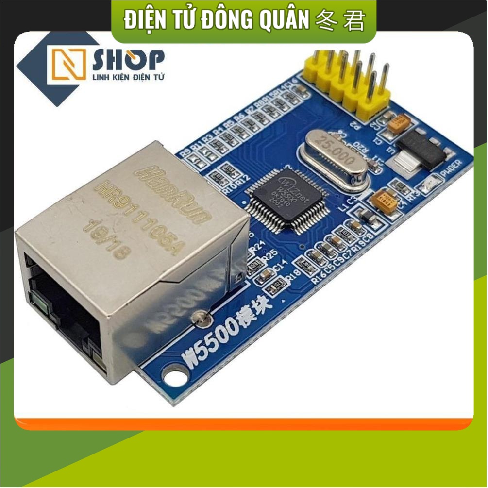 [HCM] Module Ethernet W5500 phù hợp arduino UNO, MEGA cho dự án sử dụng ...