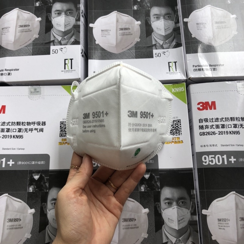 [CHÍNH HÃNG] Khẩu trang 3M 9501+ 9502+ KN95 | Shopee Việt Nam