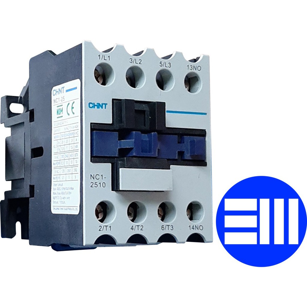 (Chint) Contactor 3pha NC1 - 2510 1NO/1NC | Shopee Việt Nam