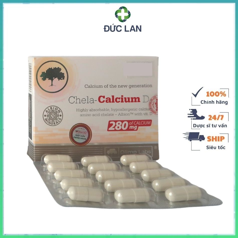 VIÊN UỐNG CHELA CALCIUM D3 BỔ SUNG CANXI VÀ VITAMIN D HỖ TRỢ GIÚP XƯƠNG ...