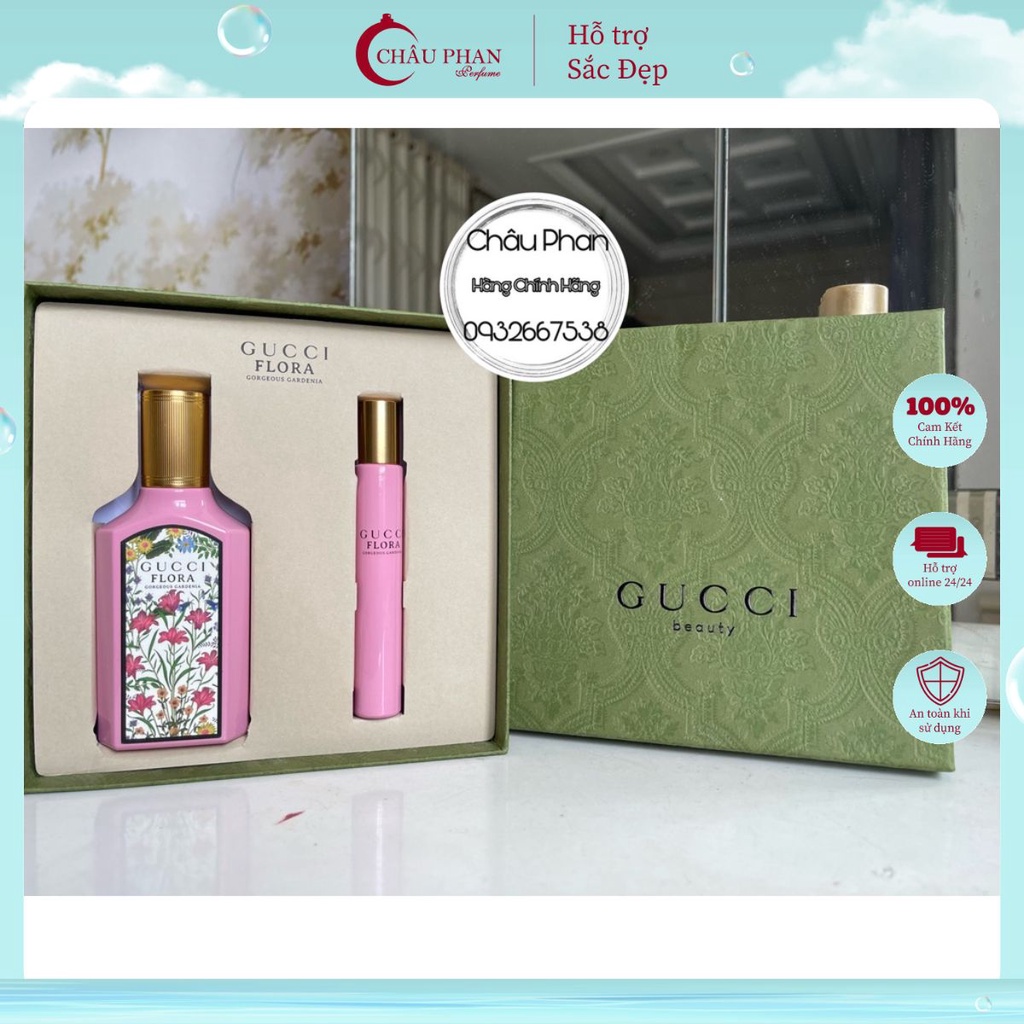 ⚡[ SIÊU SALE ] Set Nước hoa Gucci Flora Gorgeous Gardenia ( Chính Hãng ...
