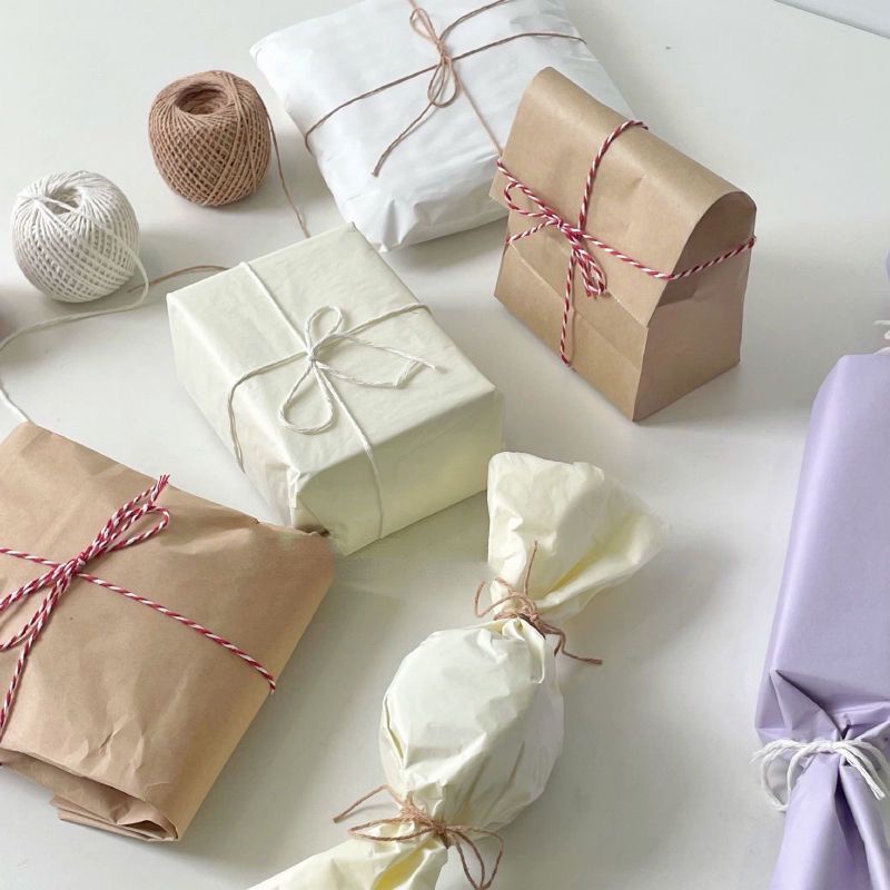 Ohaya ins Quà Tặng Gói Dây Gai Dầu Retro Cotton Sợi Gai Dây Handmade Trang Trí Dây Gai Dầu Sinh ...