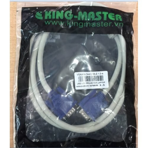 Cáp VGA KINGMASTER 1.5m/3m/5m- Chính Hãng 100%- Chất Lượng Tốt- Bảo Hành 6 Tháng | Shopee Việt Nam