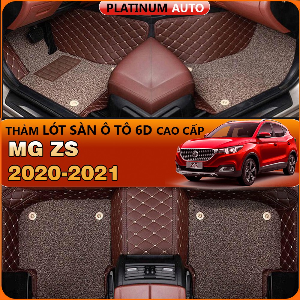 Thảm lót sàn ô tô 6D Cao Cấp Mg Zs (2020-2025) chống thấm nước, không mùi, phủ kín 95% phần nỉ ...