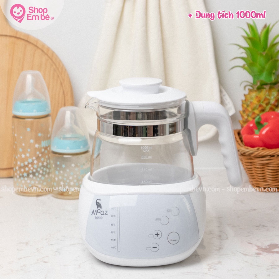 Bình Đun Nước siêu tốc cho bé Moaz Bebe MB002 - Giữ nhiệt, khử clo an ...