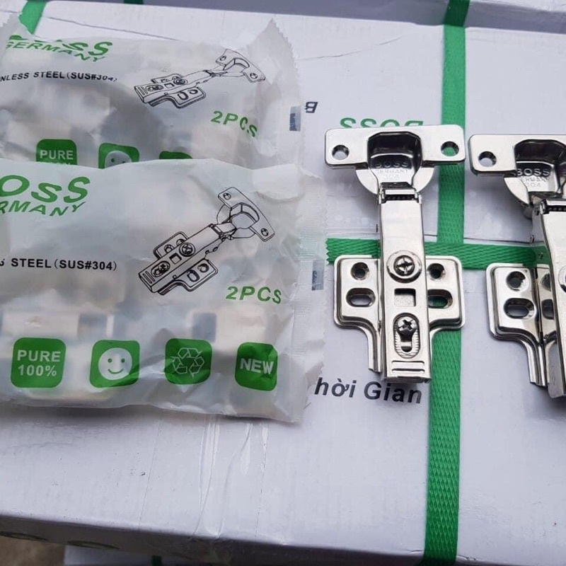 Bản lề giảm chấn Boss inox SUS 304( Full phụ kiện ) | Shopee Việt Nam