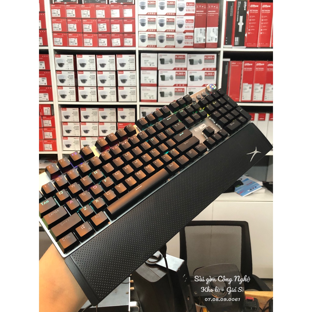 bàn Phím cơ ALTEC LANSING 8614GR Chính hãng (Phím cơ, Red Switch, 19 ...