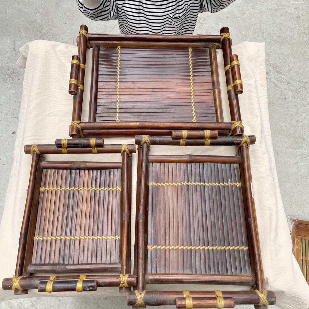 Khay Trà Tre - Thủ Công | Shopee Việt Nam