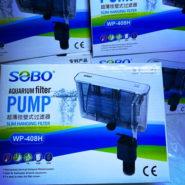 Máy Lọc Thác Treo Dạng Mỏng SoBo Pump WP-408H/6.8W | Shopee Việt Nam