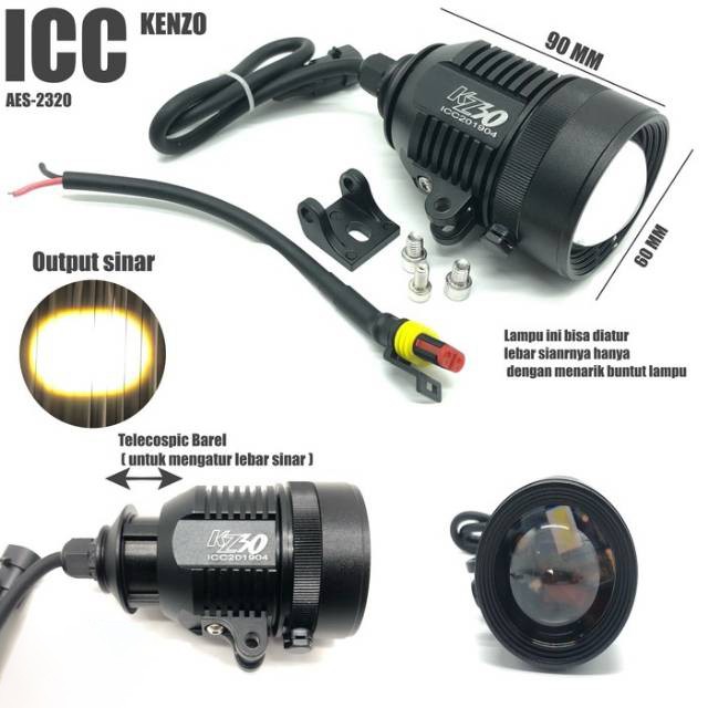 Đèn Trợ Sáng Kenzo Kz30 Chỉnh Được Tiêu Cự Độ Sáng Xa và Gần | Shopee Việt Nam