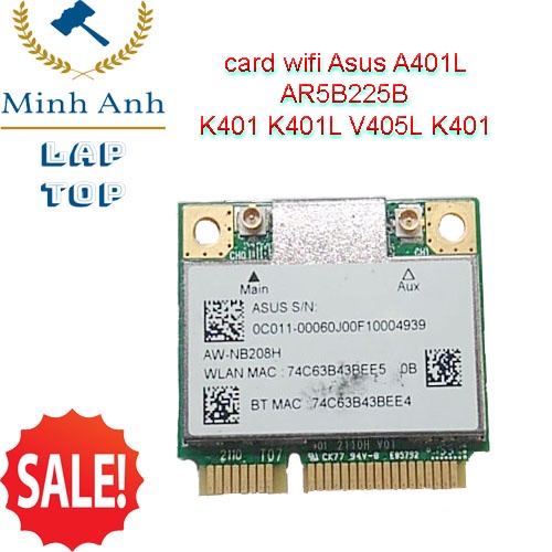 Thay Card WiFi l laptop Asus K401L, K401LB-AR5B225B | Shopee Việt Nam