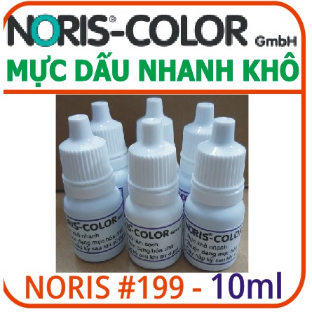 Mực dấu đóng trên mọi chất liệu - mực dấu nhanh khô Noris #199 10ml ...