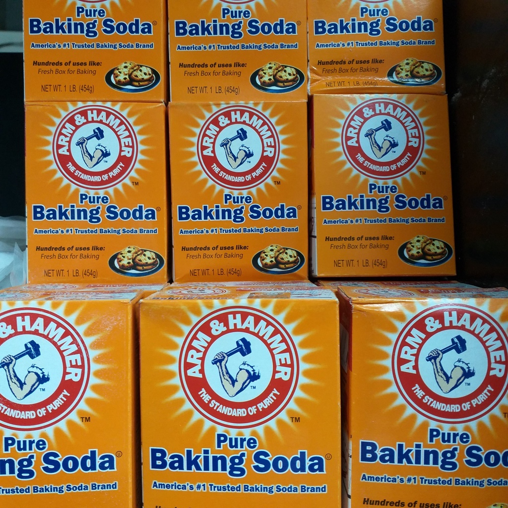 Bột banking Soda 454 gr,muối nở làm bánh,dùng làm sạch răng và bề mặt ...