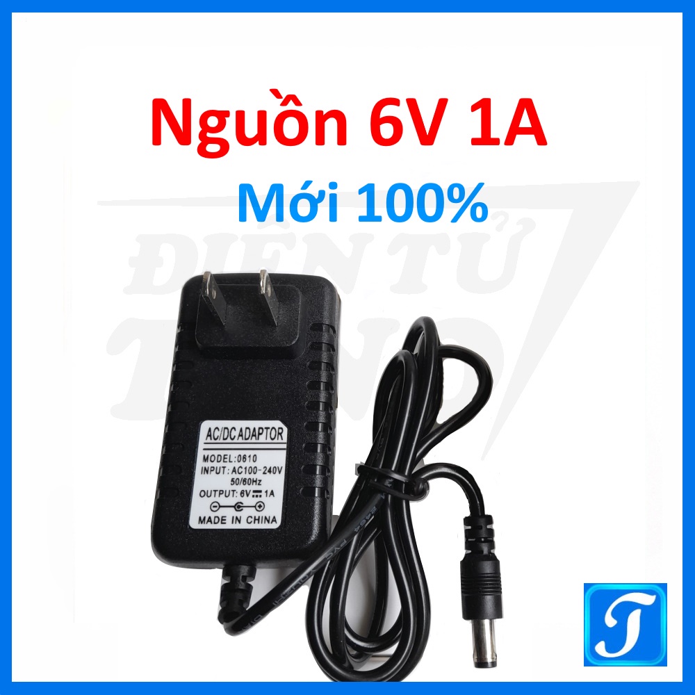 Nguồn 6V 1A Adapter 6V Vỏ Nhựa 5.5*2.1mm 5.5*2.5mm | Shopee Việt Nam