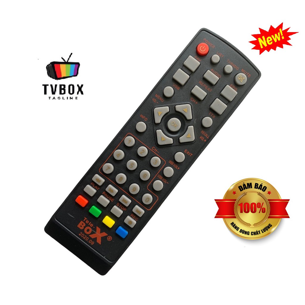 Điều khiển đầu TeleBox T201 DVB T2 - Hàng tốt | Shopee Việt Nam