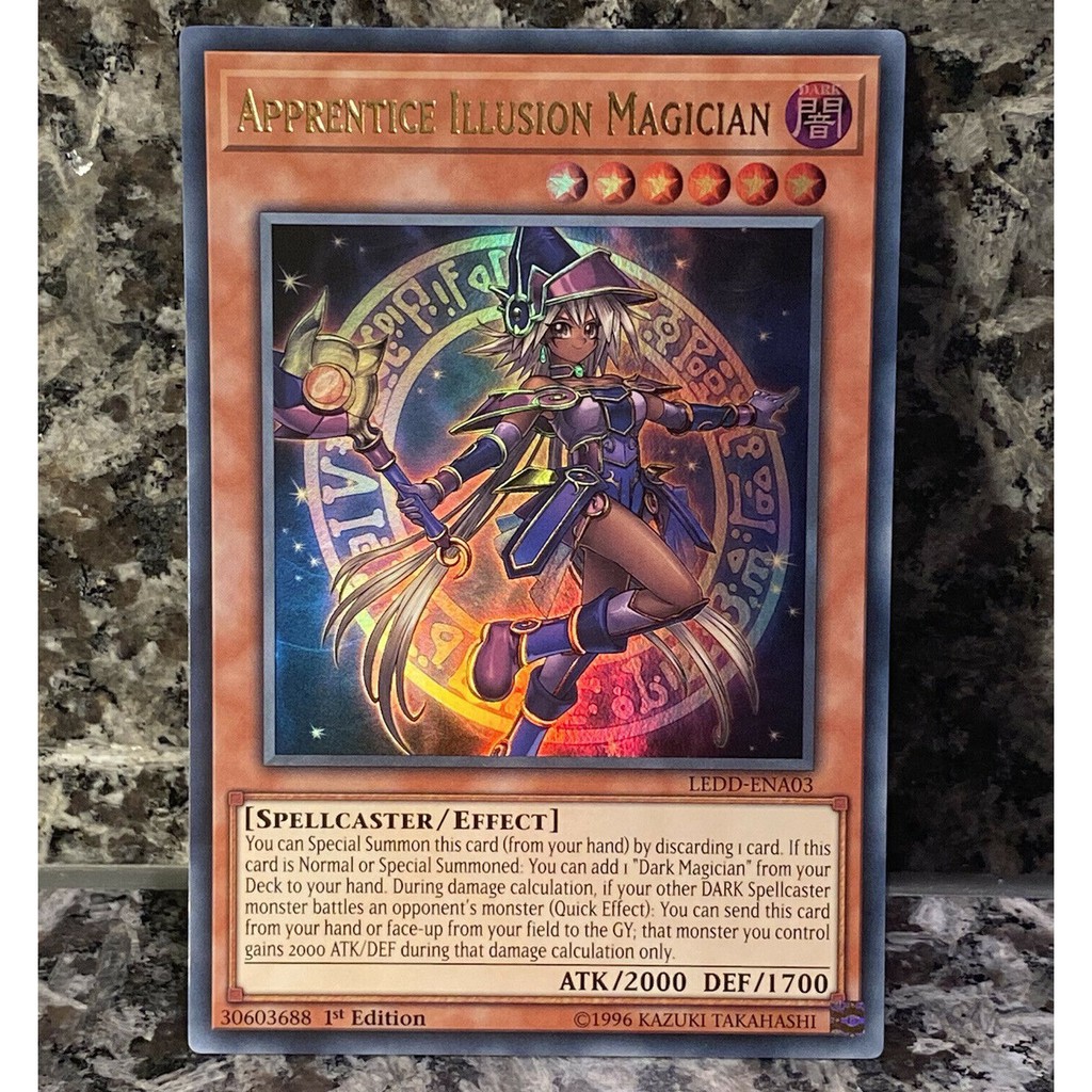 Bài Yugioh - Apprentice Illusion Magician (Ultra Rare) | Shopee Việt Nam