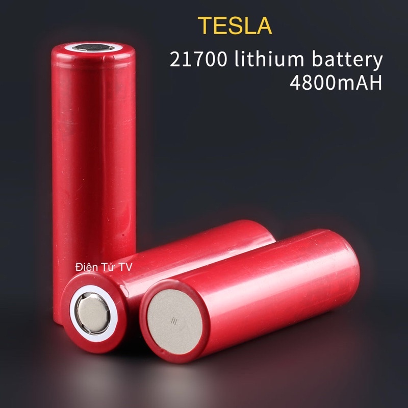Pin Tesla 21700 4800mah xả 15A nội trở thấp | Shopee Việt Nam