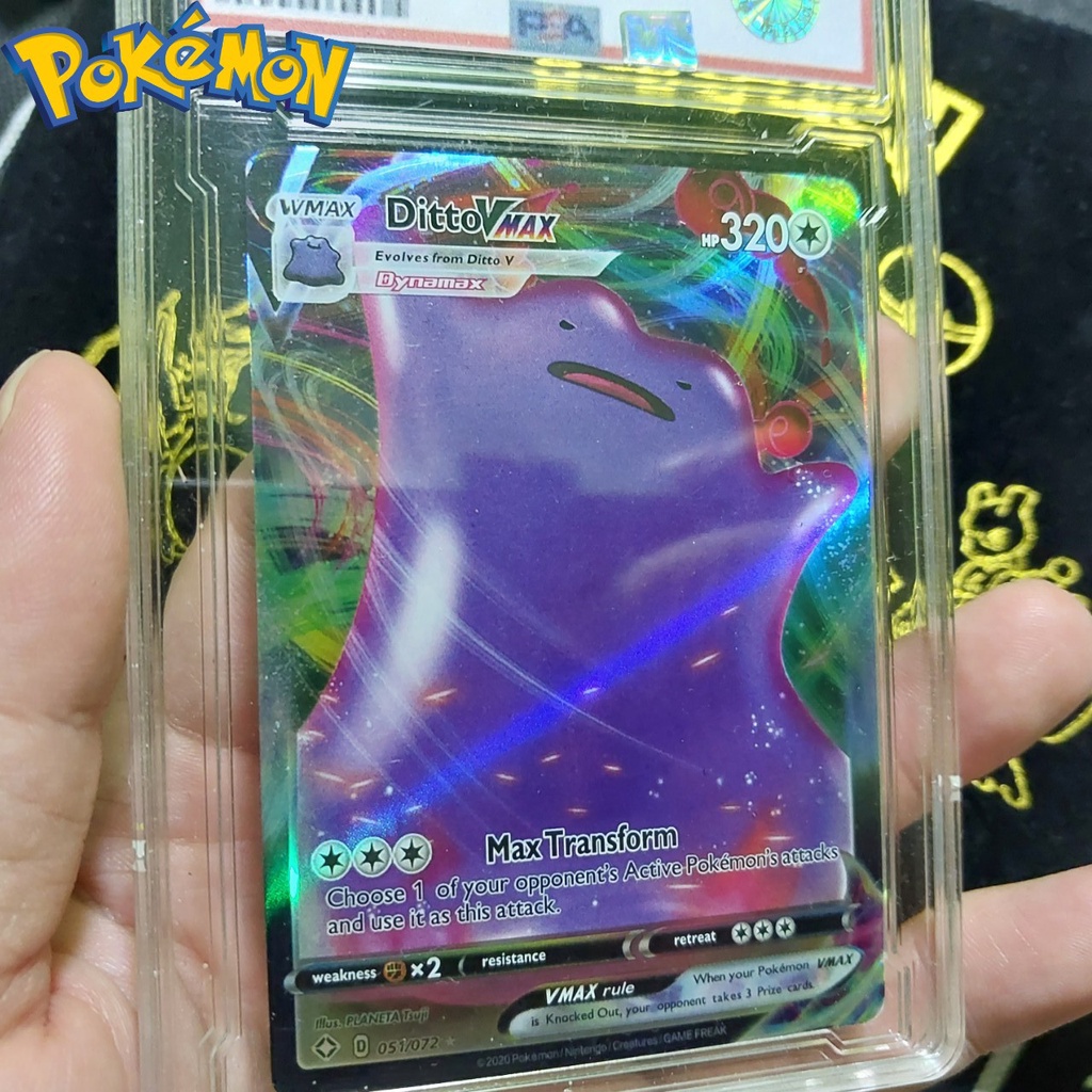 Thẻ Pokemon Vmax Ditto 051 072 bách biến siêu cấp Dynamax 1459 2 ...