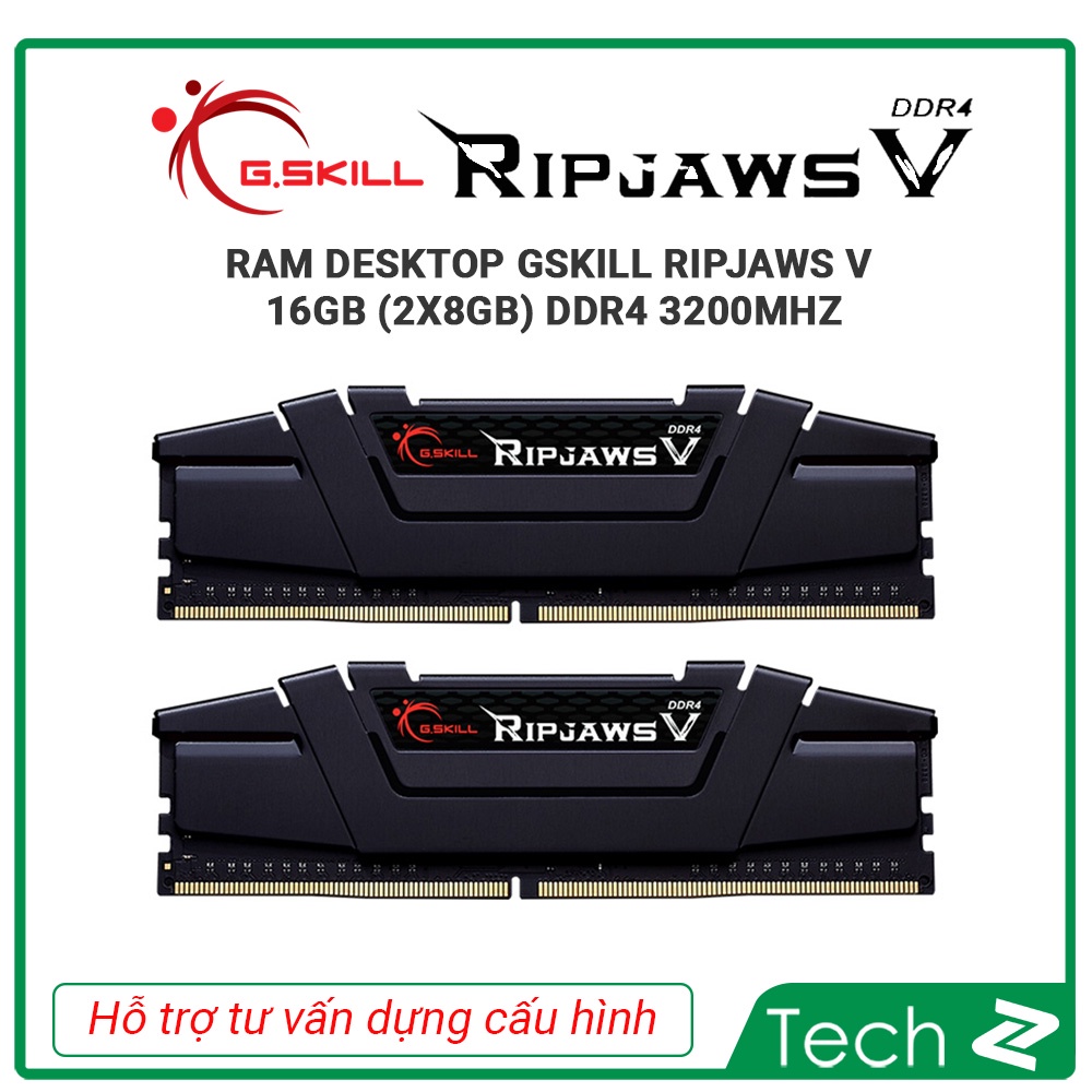 Ram Desktop Gskill RIPJAWS V 16GB (2x8GB) DDR4 3200Mhz | Shopee Việt Nam