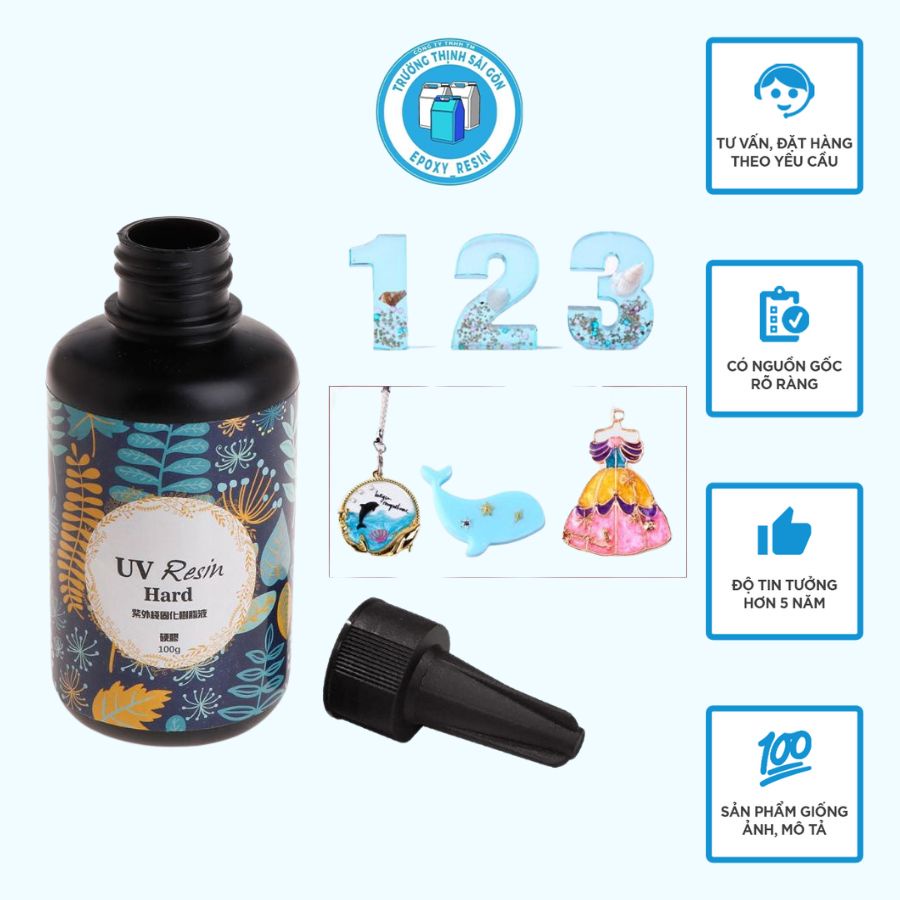 Keo Uv Resin Trong Suốt Cứng Mau Khô Làm Đồ Trang Sưc DIY 60G - 100G - Trường Thịnh Sài Gòn ...