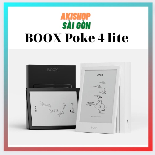 Máy đọc sách Boox Poke 4 Lite 16GB Akishop Sài Gòn | Shopee Việt Nam