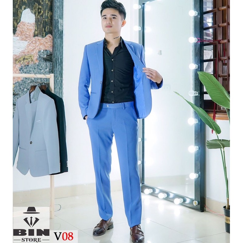 [XẢ KHO VEST] bộ vest, bộ suit, comle nam, áo vest nam, vest chú rể màu ...