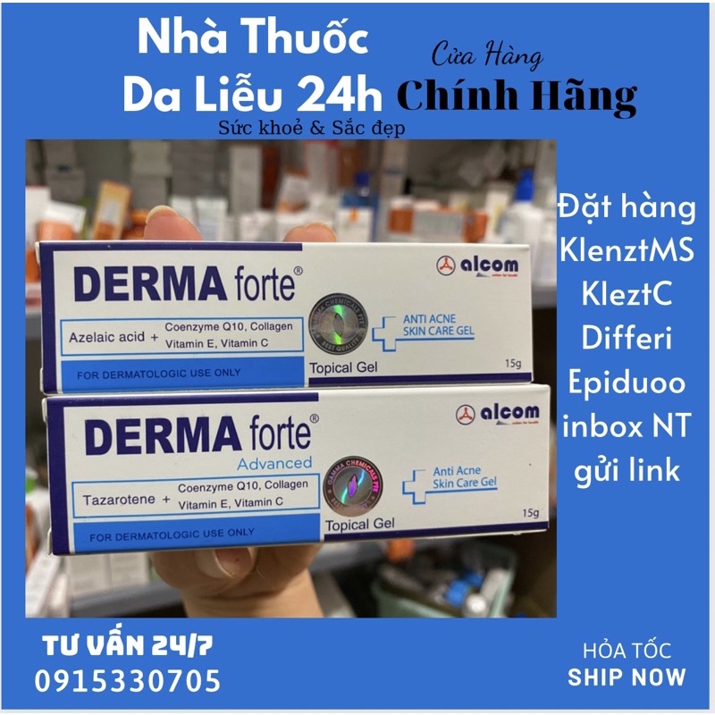 Derma Forte Gel 15g Dermaforte giảm thâm mụn | Shopee Việt Nam