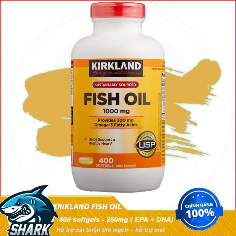Viên Bổ Sung Giúp Đep Da Chống Lão Hóa Sáng Mắt Dầu Cá Kirkland Omega3 ...