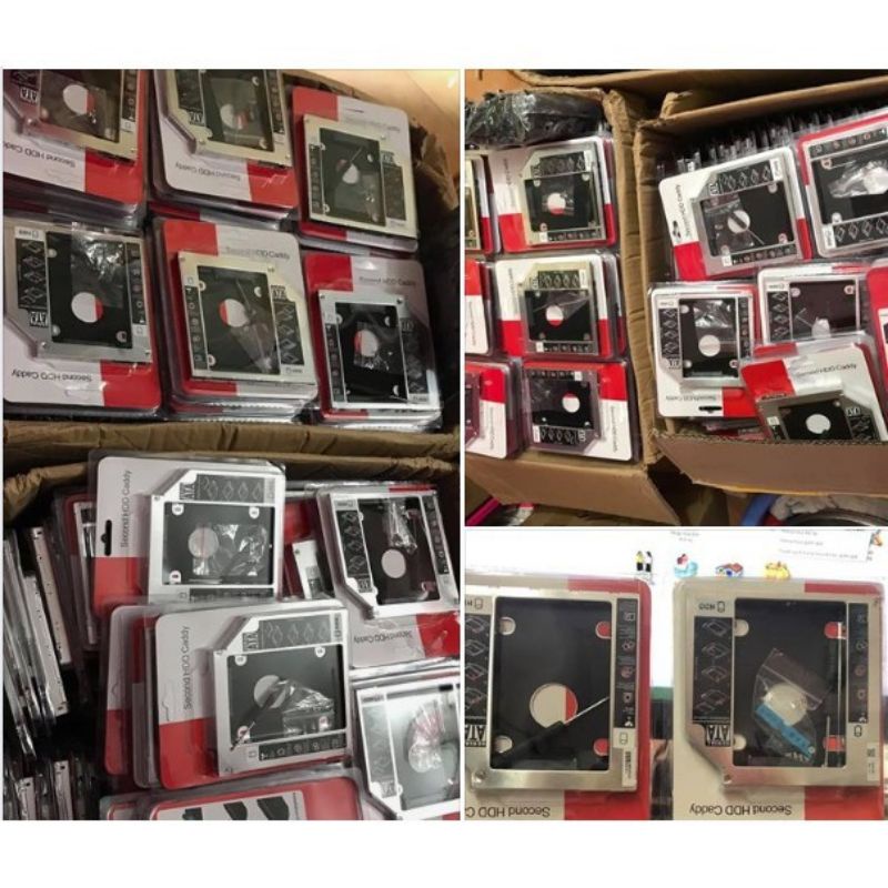 Caddy Bay HDD SSD SATA 3 9.5mm 12.7mm khay ổ cứng thay thế ổ DVD ...