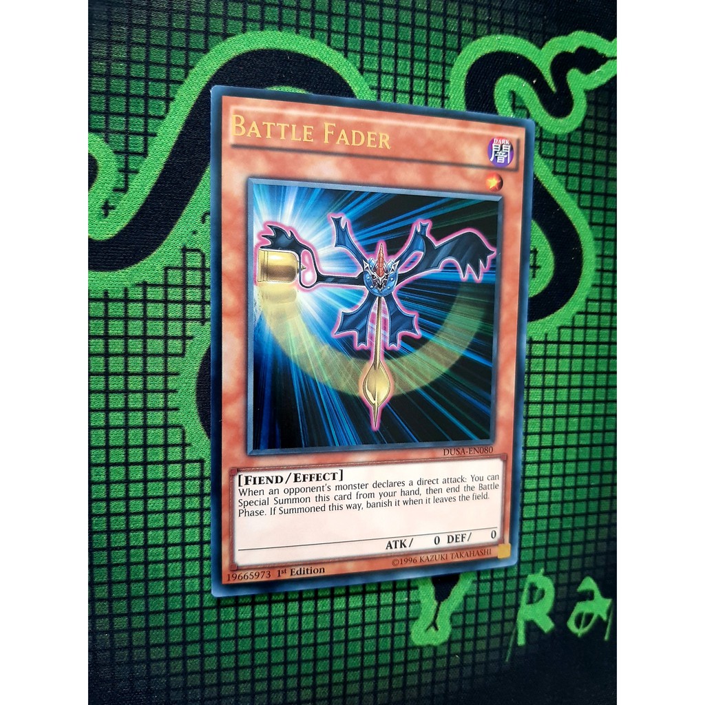 [ Đỗ Lạc Shop ] Thẻ Bài Mint90 Yugioh Monster Battle Fader - DUSA-EN080 - Ultra | Shopee Việt Nam