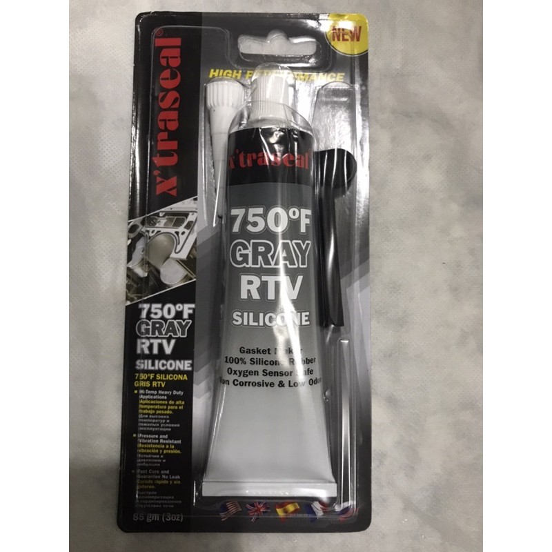 Keo tạo gioăng chịu nhiệt X'traseal 750F Gray RTV Silicone 32gr-85gr ...