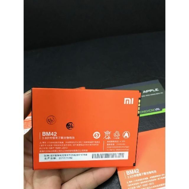 Pin Xiaomi Redmi Note 1 ( BM42 ) 3100 mAh - Mới 100% | Shopee Việt Nam