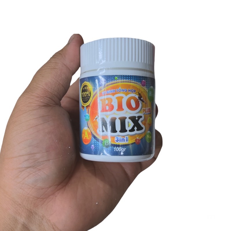 Vi sinh Bio mix - biomix vi sinh làm trong nước khử mùi bể cá | Shopee ...