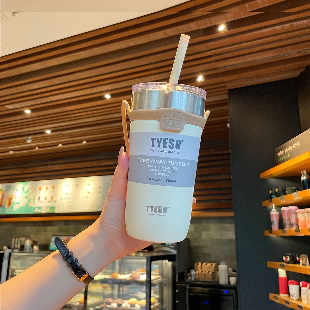 Ly Giữ Nhiệt TYESO Tumbler 550ml 710ml, Cốc Giữ Nhiệt Inox 304 Cao Cấp - Tặng Kèm Ống Hút ...
