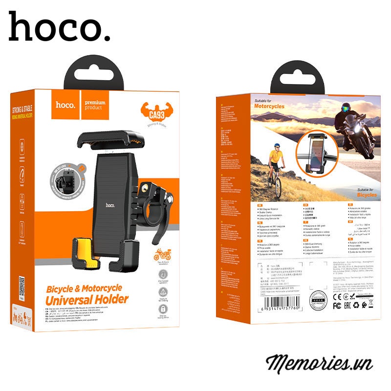 Combo giá đỡ điện thoại Hoco CA93, CA73, HK45 + Tẩu Sạc Z45A - Chính ...