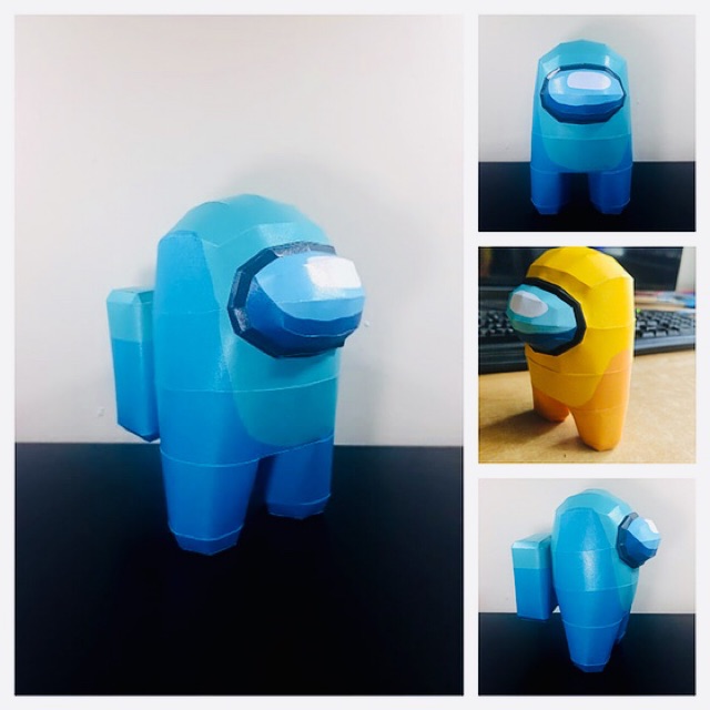 (Papercraft)Mô hình giấy among us crewmate | Shopee Việt Nam