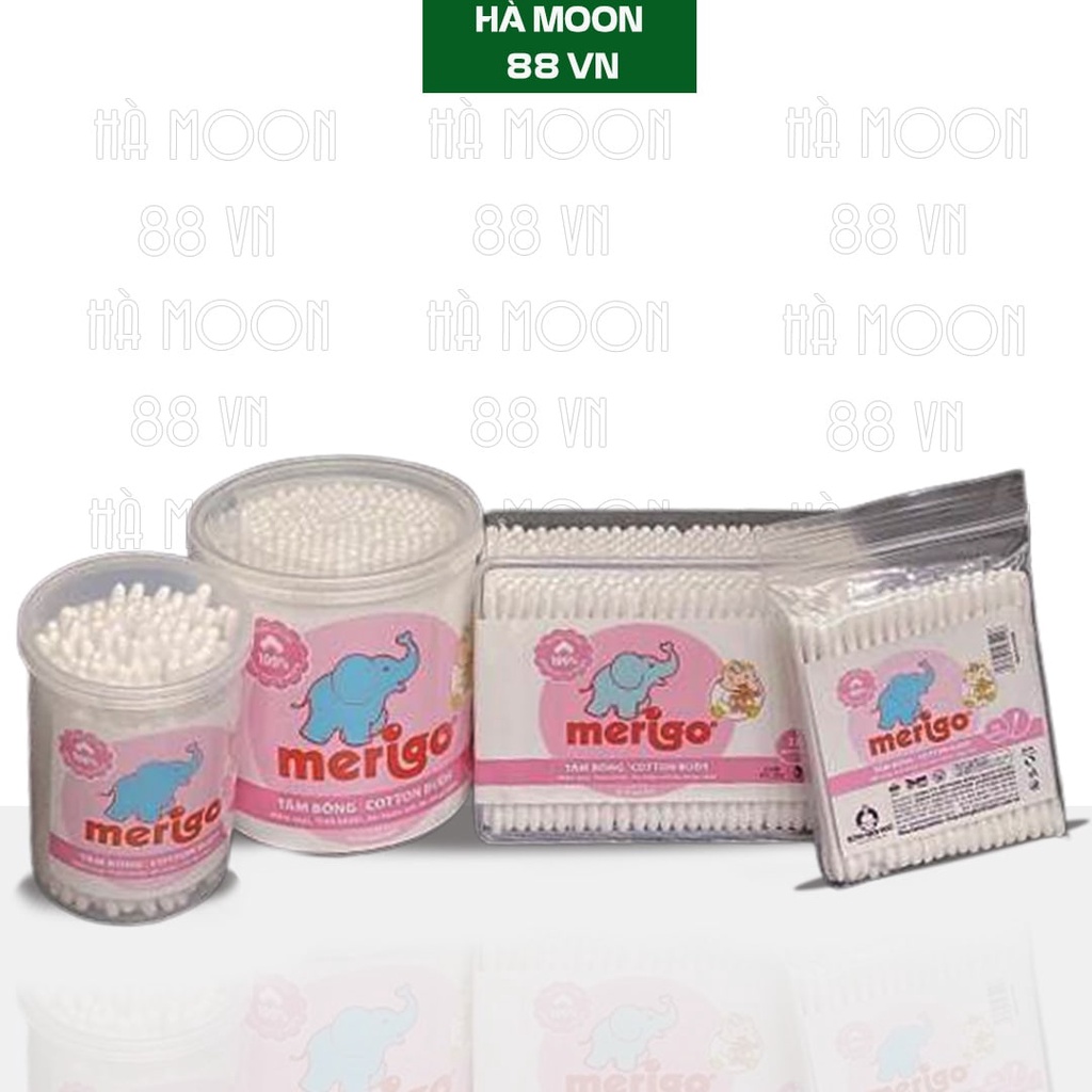 [CHÍNH HÃNG] Tăm Bông Bạch Tuyết Merigo Chuyên Dùng Cho Trẻ Em | Shopee ...