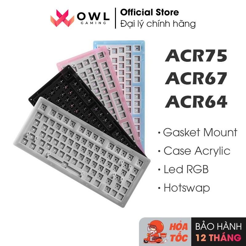 Kit bàn phím cơ AKKO ACR64 / ACR67 / ACR75 (Hotswap / RGB / Foam tiêu ...